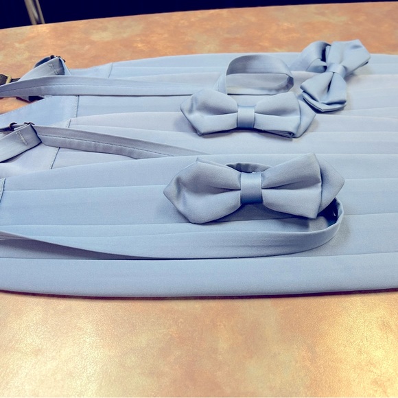 Accessories | Vintage Slate Blue Tie Cummerbund Set | Poshmark